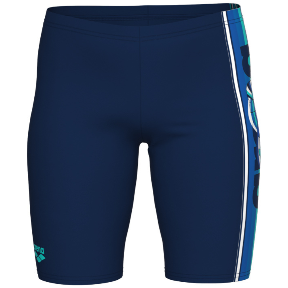 BOYS' SWIM JAMMER ARENA PALETTE - NAVY/NAVY MULTI – OntarioSwimHub